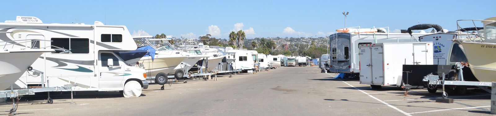 RV & Boat Storage Facilities San Diego - Long Term Dry Storage Mission Bay
